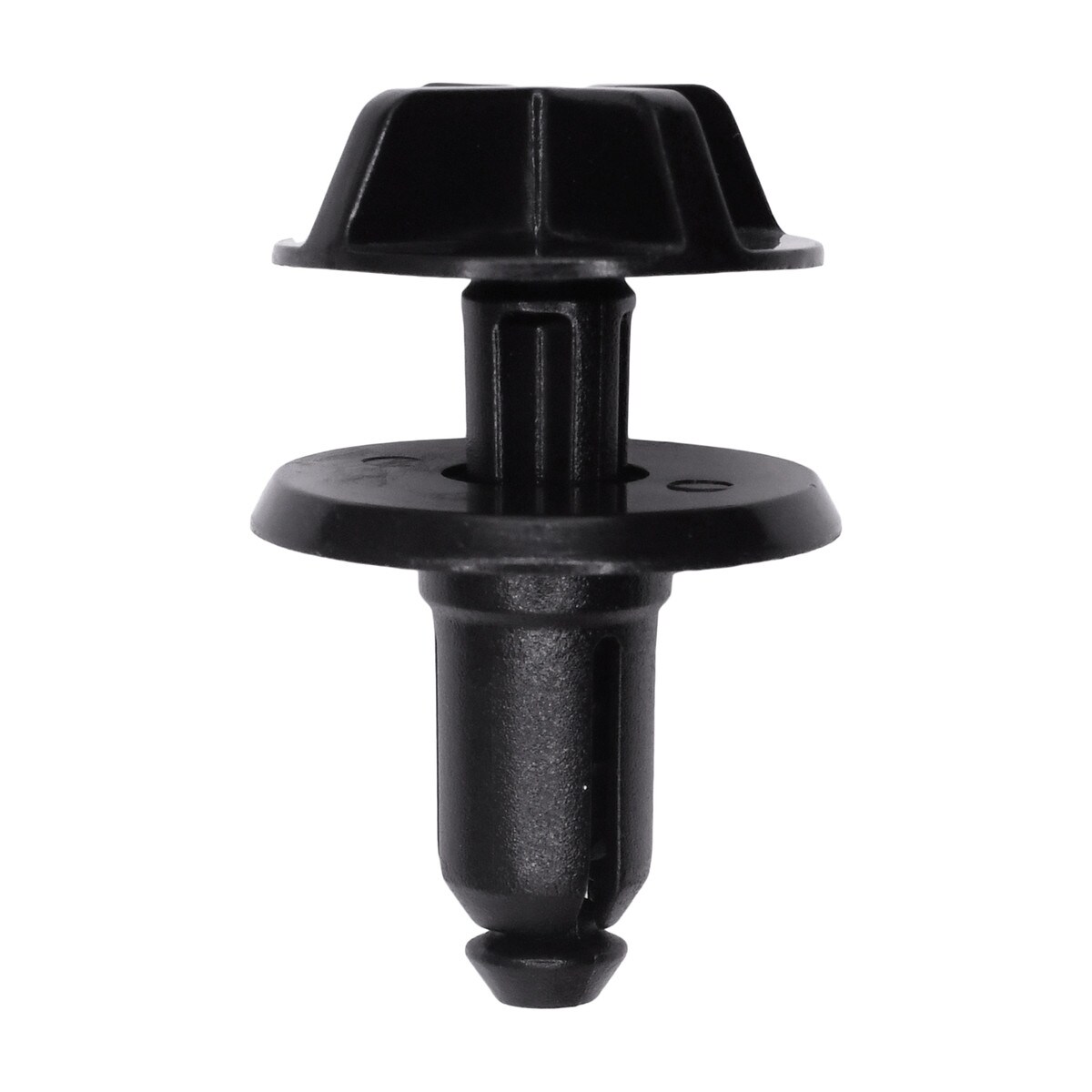 Push-Type Retainer, Black Nylon 10 pcs. – SMC Products